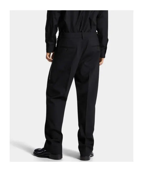 Dsquared2 Relaxed Fit Pants With Side Zip Detail