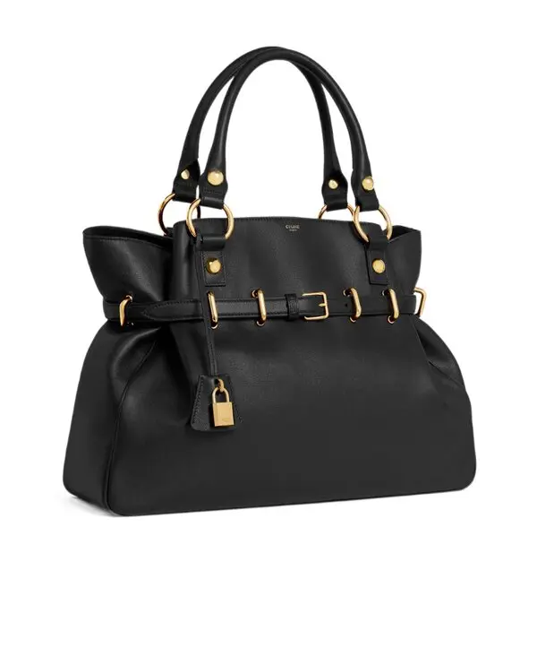 Celine Medium Anita Bag In Supple Calfskin - Black