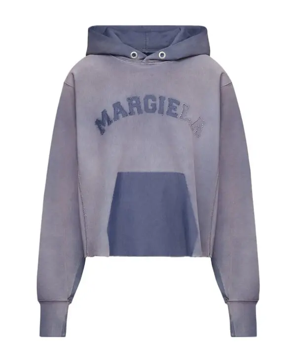 MAISON MARGIELA Memory Of" Organic Cotton Hoodie - Gray