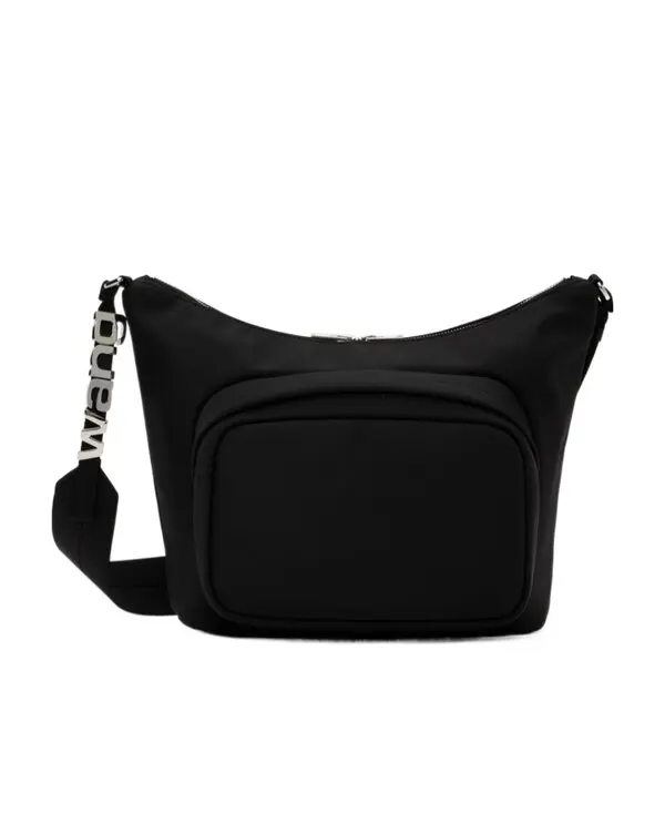 Alexander Wang Logo Shoulder Bag - Black