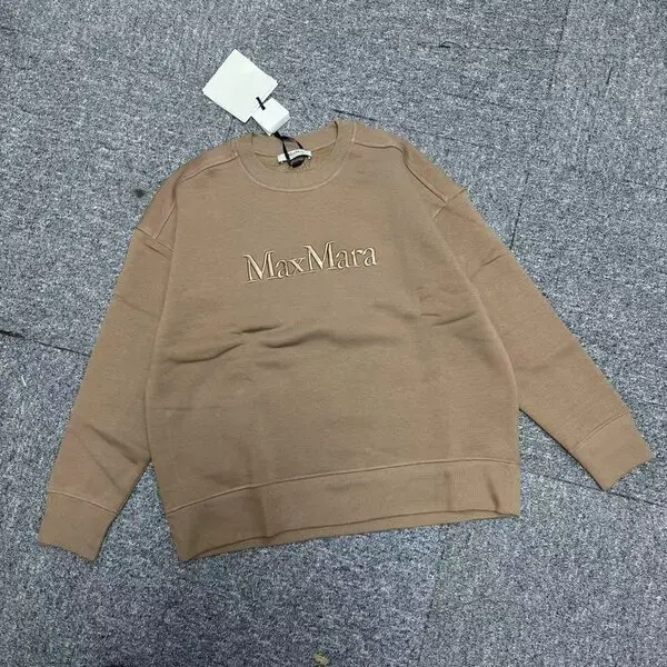 Max Mara Embroidered Crewneck Sweatshirt - Biscuit Color