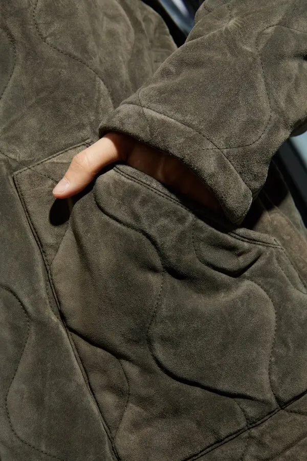 ALLSAINTS Quilted Oversized Jacket