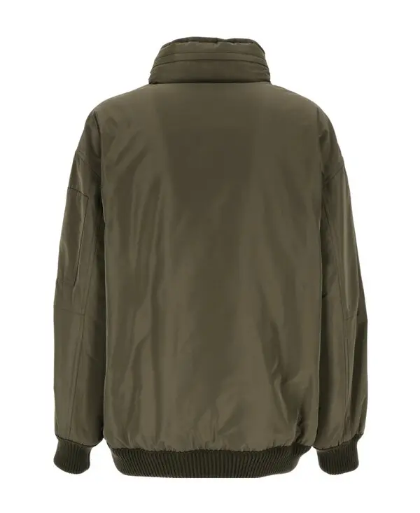 Loro Piana Stand Collar Double-sided Zipper Jacket