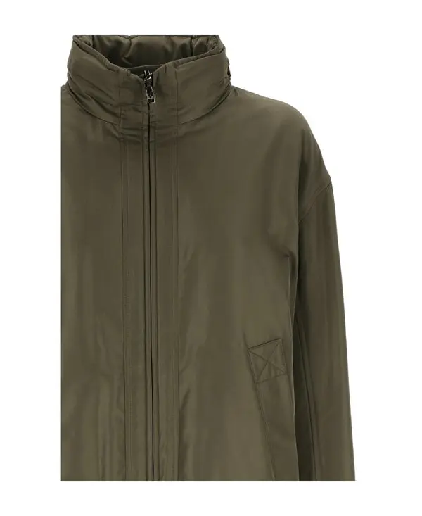 Loro Piana Stand Collar Double-sided Zipper Jacket