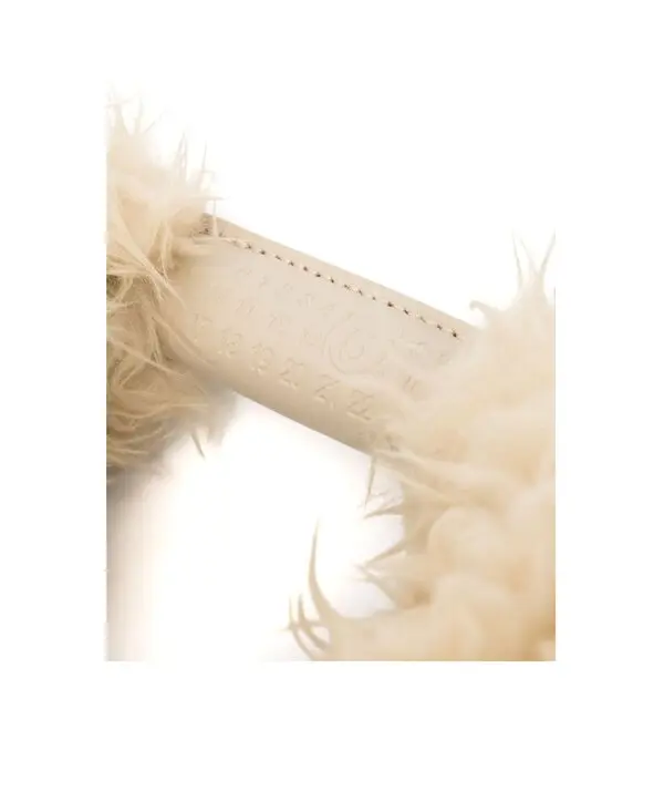 MAISON MARGIELA Japanese Faux-fur Shoulder Bag - Nude