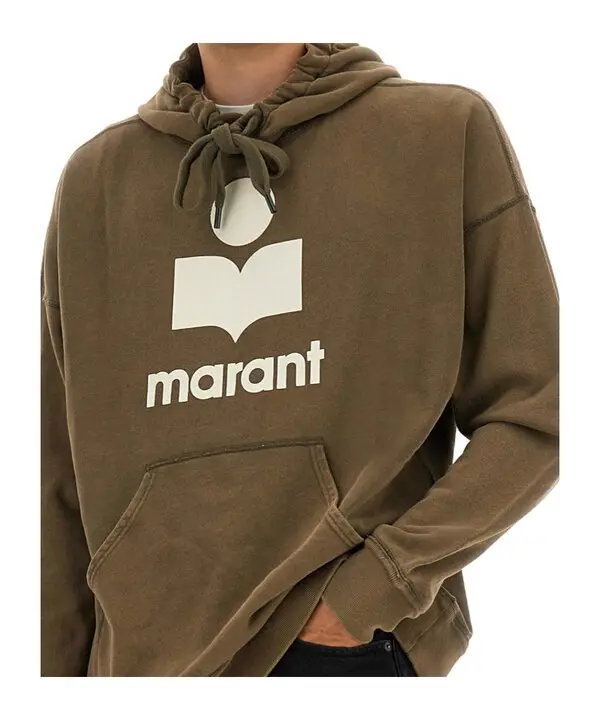 Isabel Marant Étoile Drawstring Hoodie - Brown