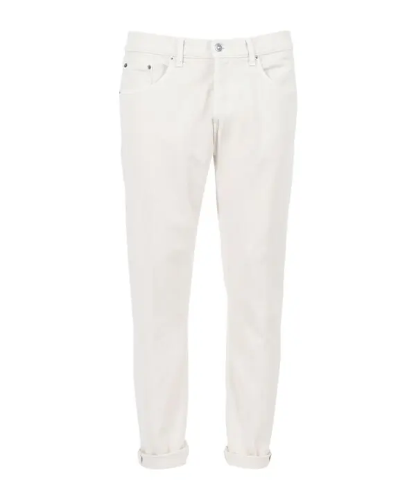 DONDUP Tcon Cuffed Jeans - White