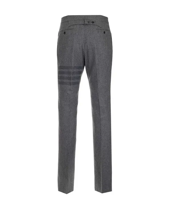 Thom Browne 4-bar Slim Fit Trousers - Medium Gray