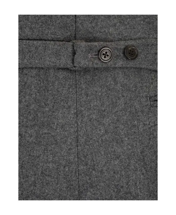 Thom Browne 4-bar Slim Fit Trousers - Medium Gray