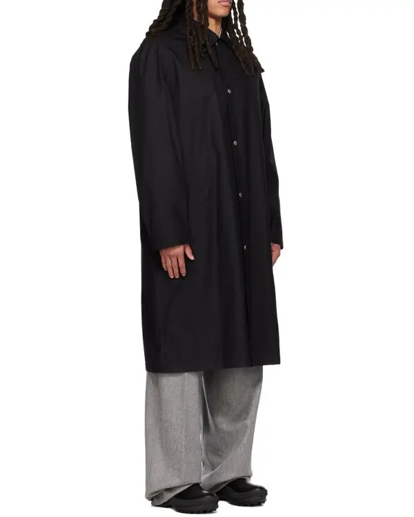 JIL SANDER Long Coat With Logo Detail