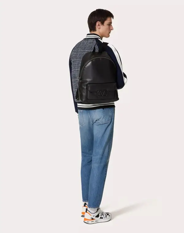 Valentino Garavani Vlogo Signature Zip-up Backpack