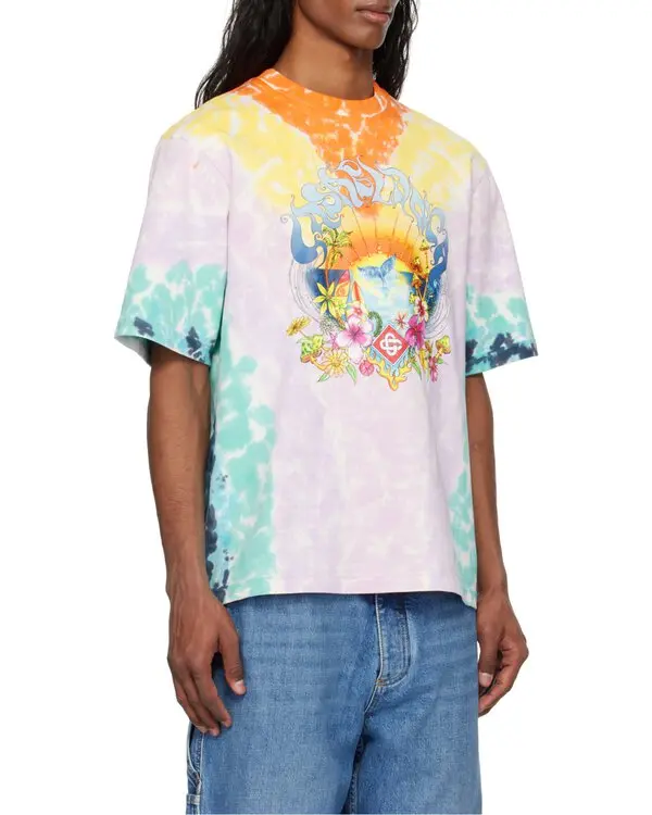 Casablanca Surf Trip Tie Dye T-shirt - Lavender