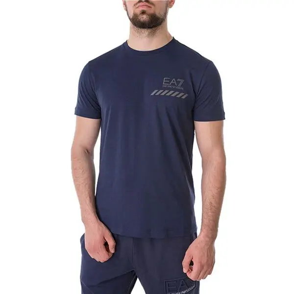 EA7 Round Collar Logo T-shirt
