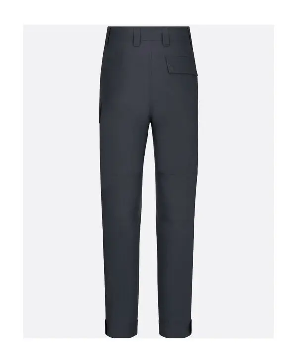 Dior Navy Blue Waxed Cotton Poplin Cargo Pants - Dark Blue