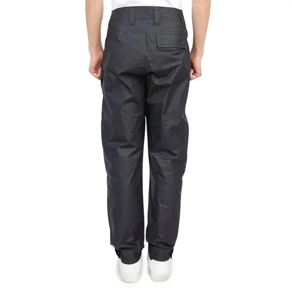 Dior Navy Blue Waxed Cotton Poplin Cargo Pants - Dark Blue