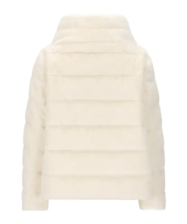 Herno High-neck Zipped Down Jacket - White