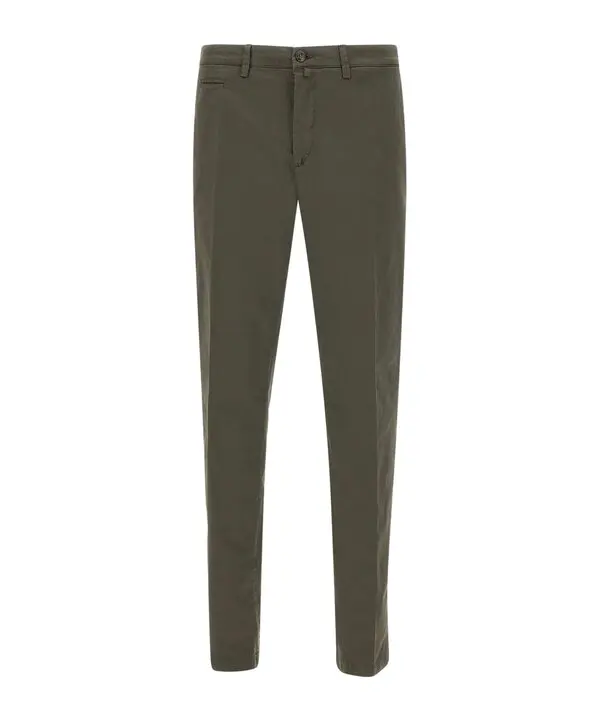 BRIGLIA 1949 Slim Fit Stretch Pants - Green