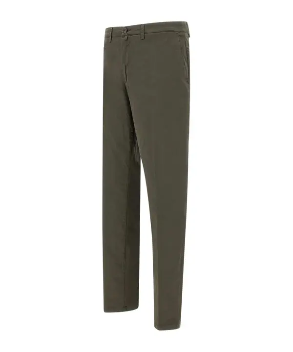 BRIGLIA 1949 Slim Fit Stretch Pants - Green