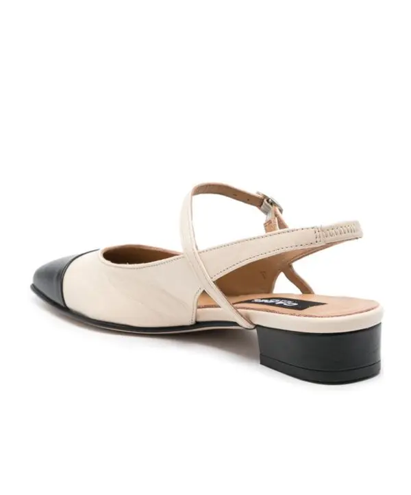 CAREL Slingback Flats With Buckle Ankle Strap - Multicolor
