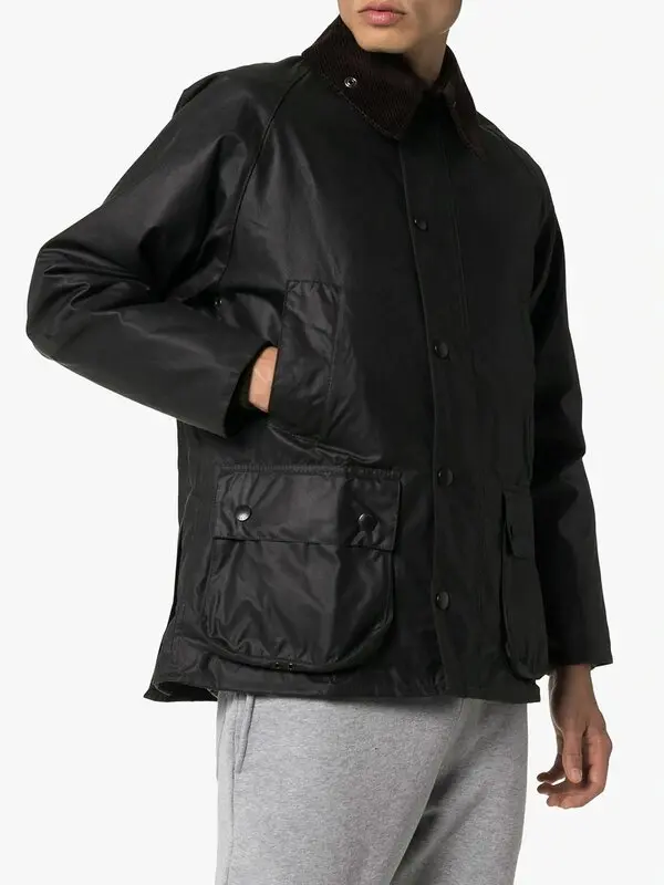 Barbour Bedale Waxed Jacket - Black