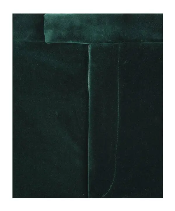 Gucci Stretch Velvet Wide-leg Trousers - Dark Green