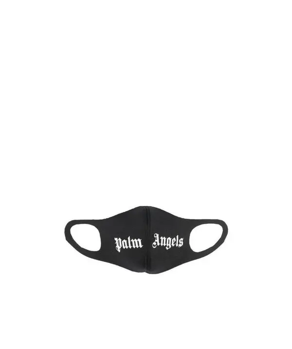 Palm Angels Logo Face Mask - Black