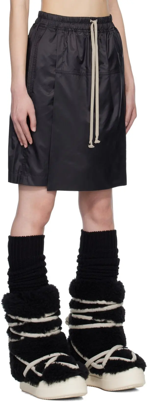 Moncler Logo Embroidered Drawstring Shorts