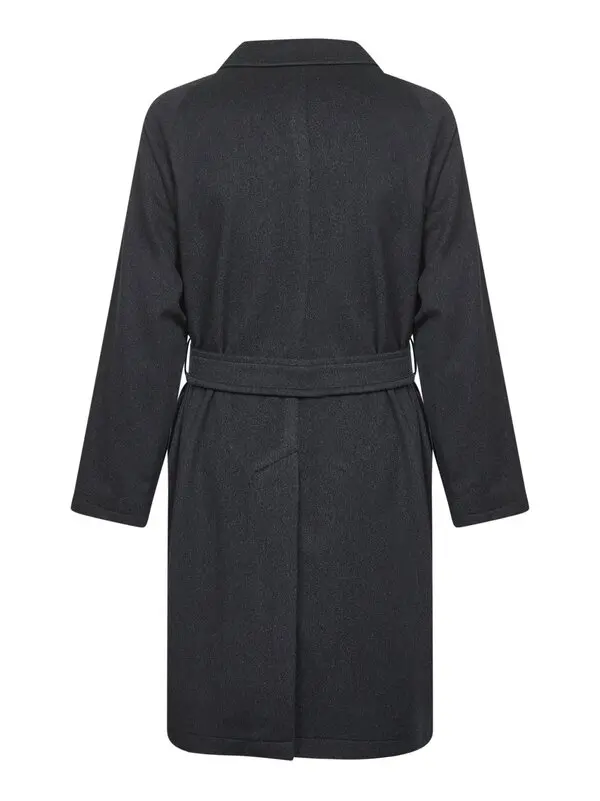 Tagliatore Belted Wool-blend Coat