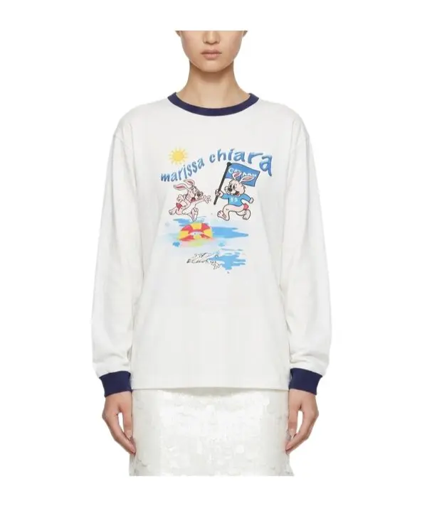 Marissa Chiara Long-sleeved T-shirt - White