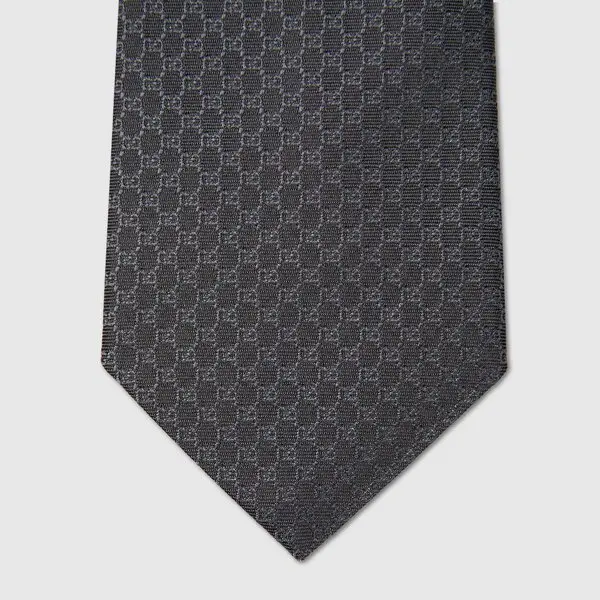 Gucci Gg Silk Jacquard Neck Tie