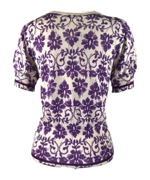 Max Mara Short Sleeve Knitted Cardigan - Multicolor