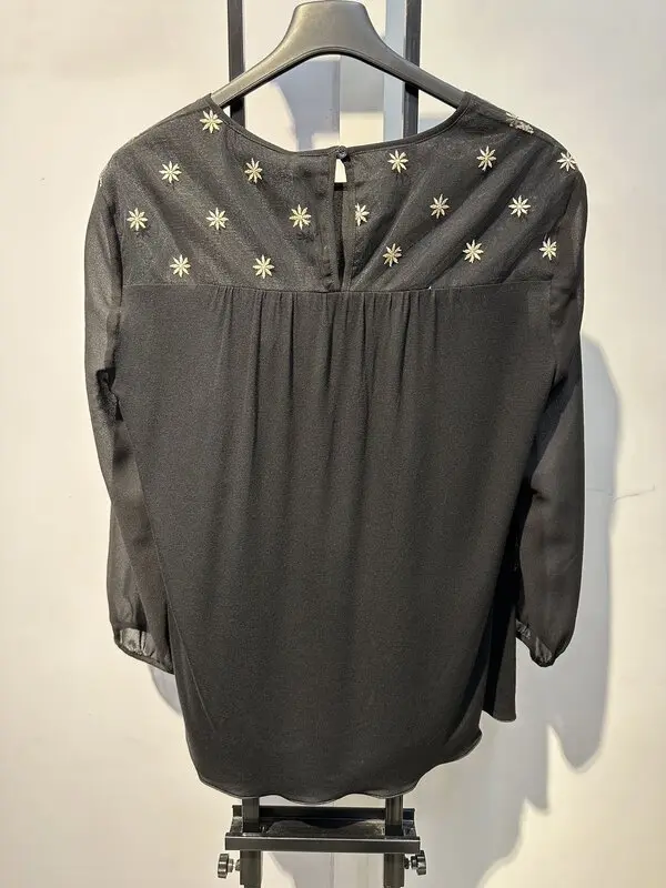 Max Mara Long-sleeved Embroidered Jacket