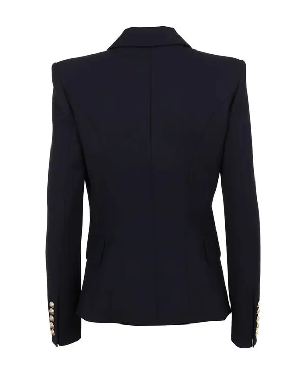 Balmain Notched Lapel Six-button Double-breasted Blazer