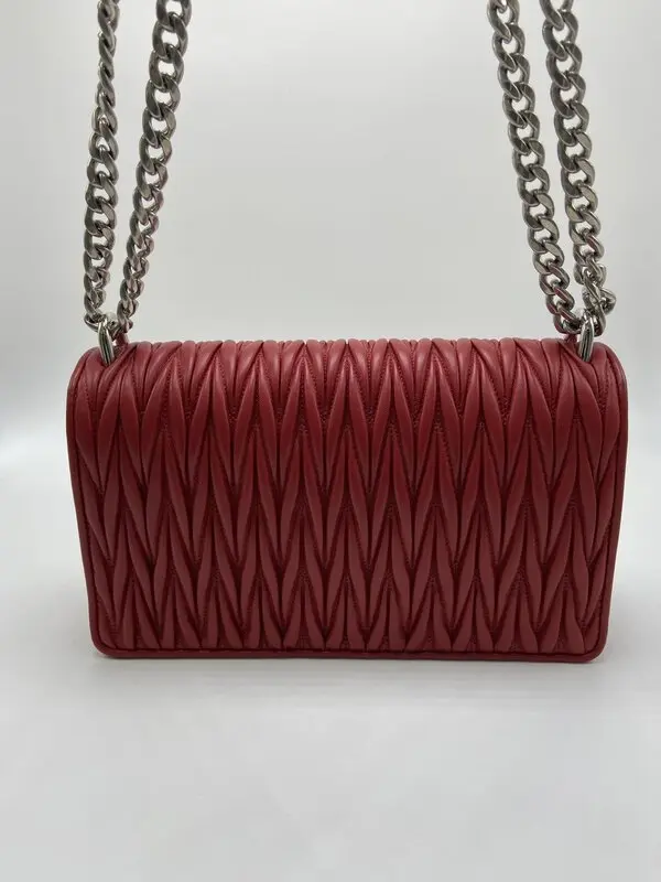 Miu Miu Quilted Leather Flap Shoulder Bag