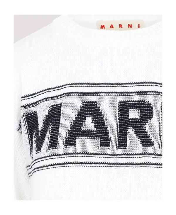 Marni Logo Knit Pullover Sweater