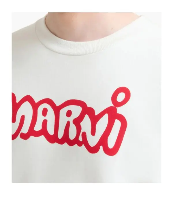Marni Logo Printed Long Sleeve Sweatshirt