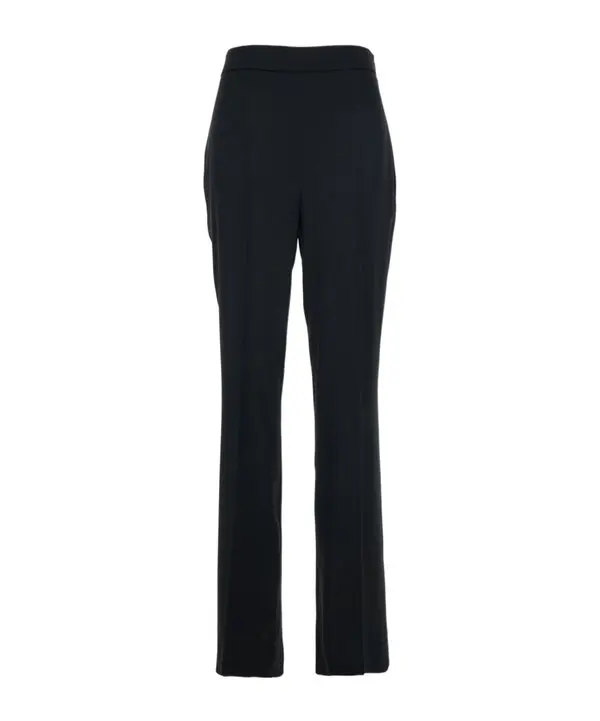 TWINSET Wide-leg Relaxed Pants - Black