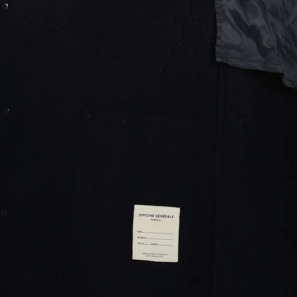 Officine Générale Bryce Single-breasted Coat - Black