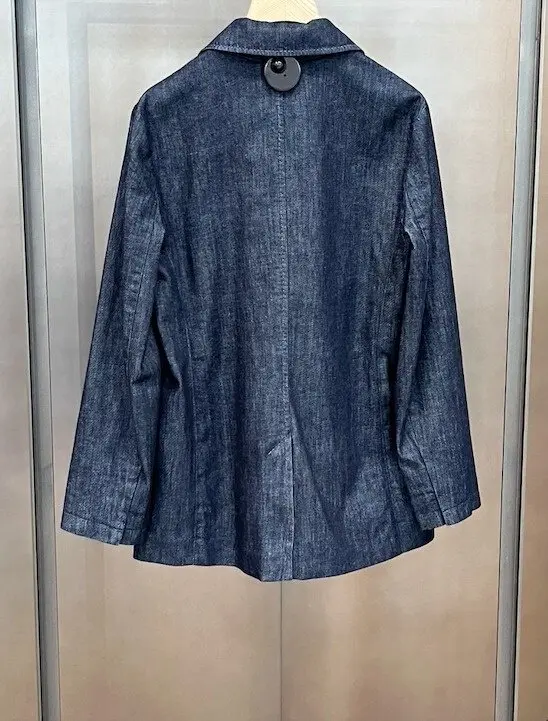 Max Mara Double-breasted Denim Blazer