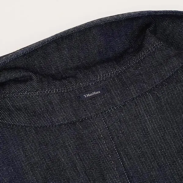 Max Mara Double Breasted Denim Blazer