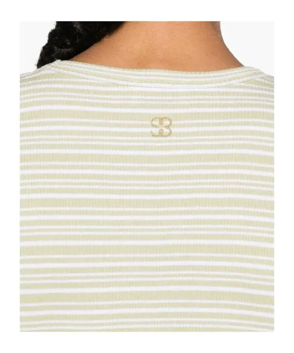 Filippa K Striped Ribbed Short Sleeve T-shirt