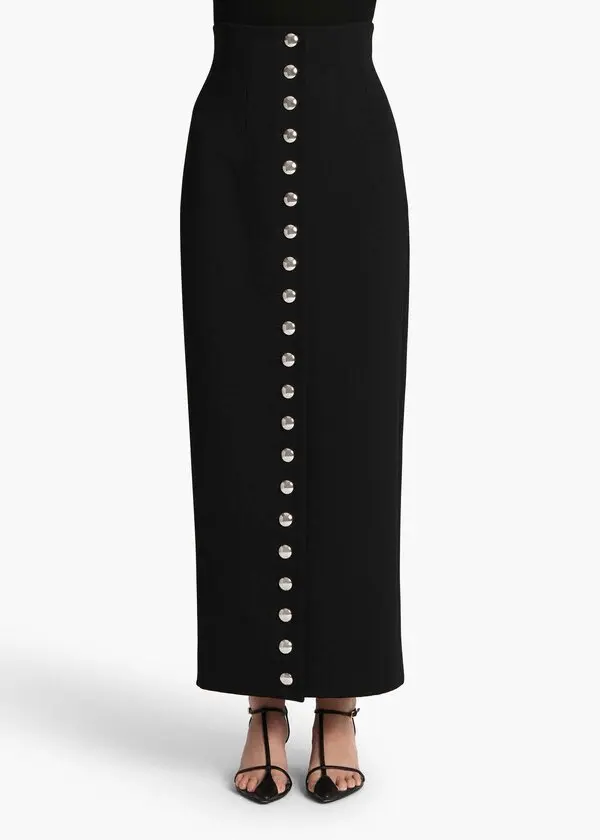 Khaite Brynlee High Waisted Maxi Skirt