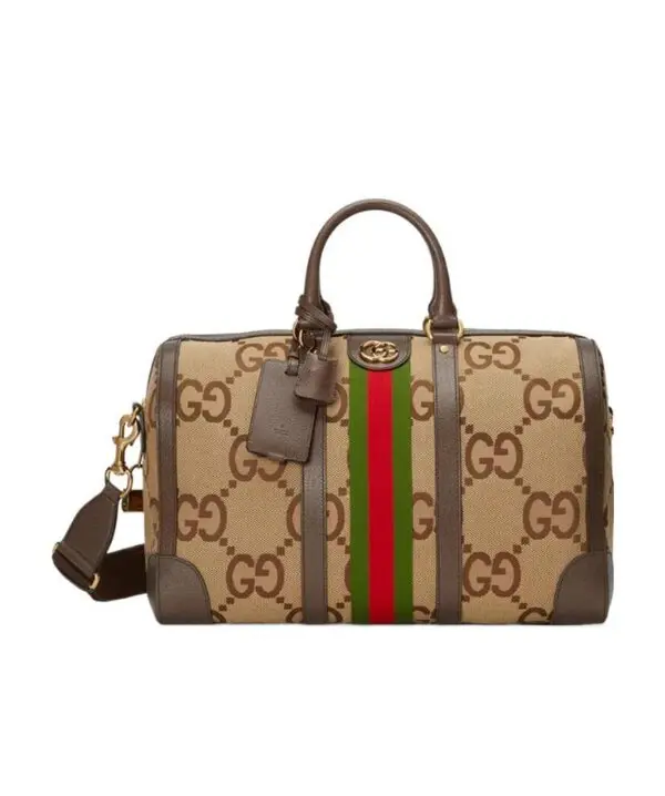 Gucci Ophidia Gg Canvas Duffle Bag - Green