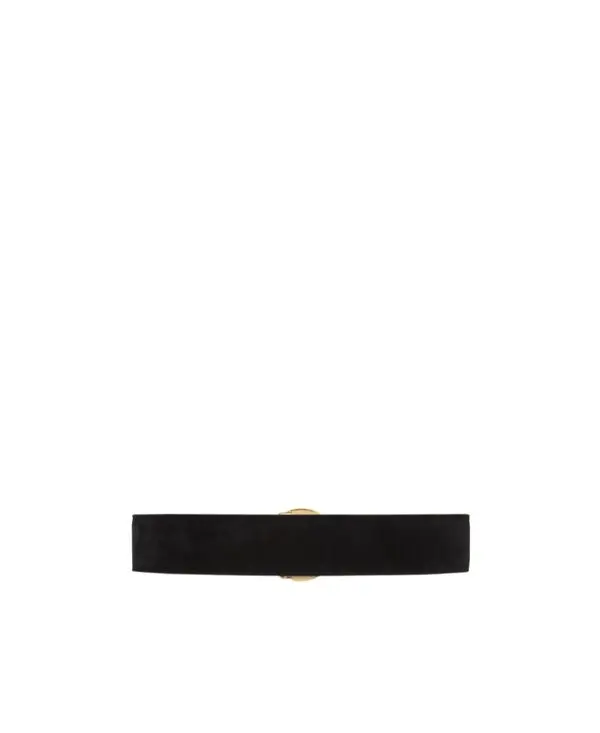 Gucci Blondie Suede Belt - Black