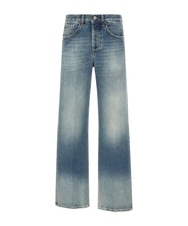 DONDUP Jacklyn Distressed High-waisted Jeans - Gray
