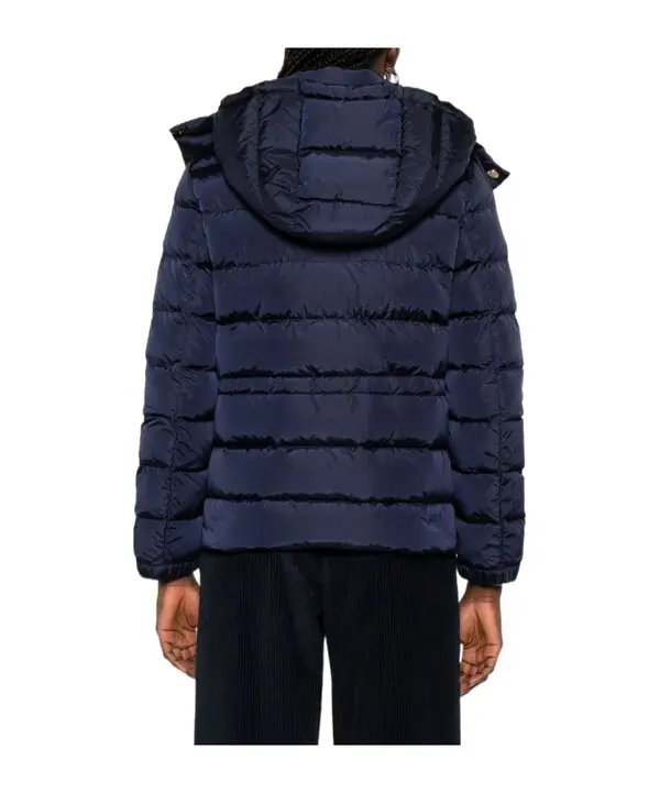 Max Mara Long Sleeve Puffer Coat With Drawstring Waist