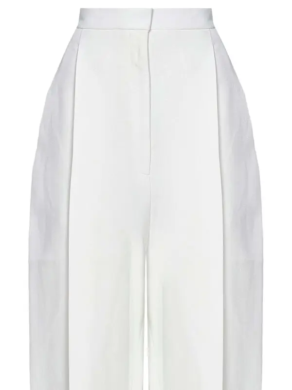Khaite High-waisted Pleated Trousers