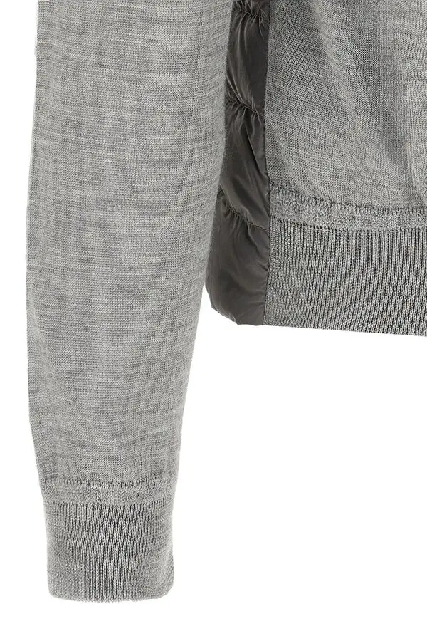 Herno Quilted Zip-up Down Jacket - Gray