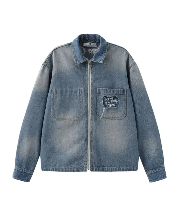 Marissa Chiara Long-sleeved Denim Jacket