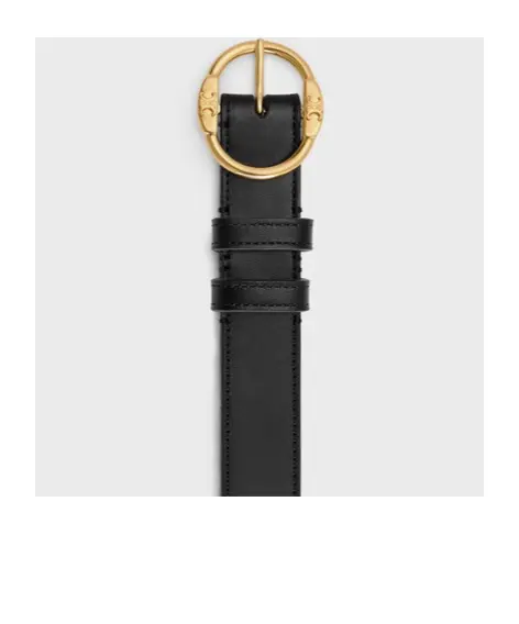 Celine Medium Twin Triomphe Belt In Vintage Calfskin